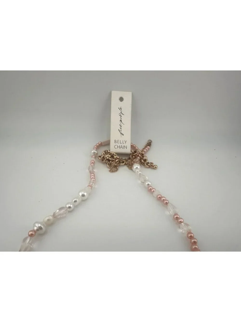 Free People | Jewelry | Free People Beaded Belly Chain Pearls Pink ...